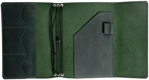 OMBUO Full-Grain Leather A5 Journal Cover – Refillable Traveler’s ...