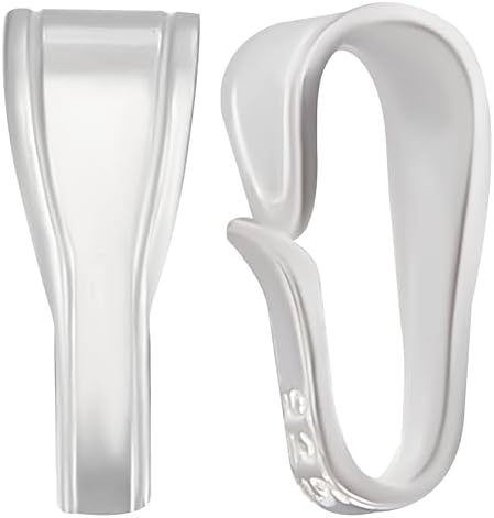Beebeecraft 1 Box 10Pcs Pinch Clip Bails 925 Sterling Silver 0.28x0.12 ...