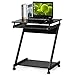 Dripex Mobile Computer Desk Z-Shaped with Sliding Keyboard Wood PC ...