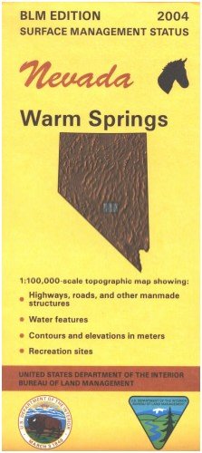 Map: Warm Springs - Surface Management: BLM: Amazon.com: Books