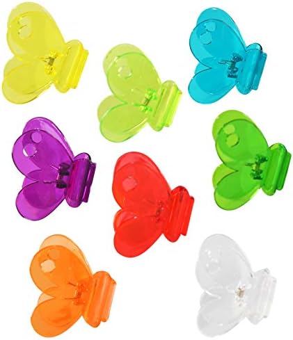Amazon.com: HOME-X Plastic Butterfly-Themed Chip Clips, Food Bag ...