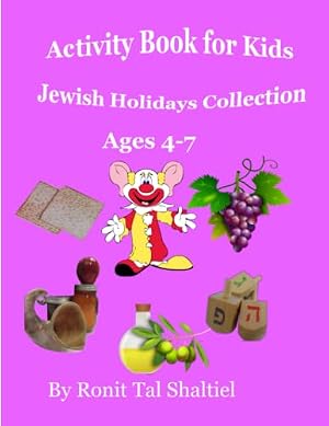 Hanukkah Activity book: For kids-Coloring, Maze, Hidden words game and ...