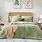 Amazon.com: WRENSONGE Twin Comforter Set- 5 Pieces Sage Green Bed in a ...