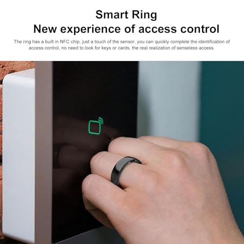 Yoidesu NFC 5ATM Smart Ring, IP68 Water Resisting Health Tracker Ring ...