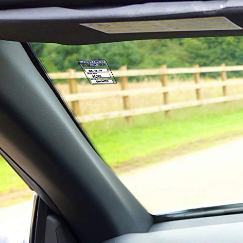 Snapklik.com : Oil Change/Service Reminder Stickers / 250 Clear Window ...