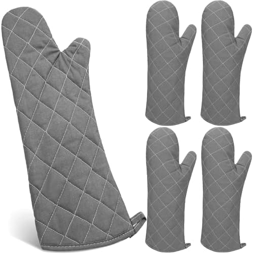 Amazon.com: Breathffy 2 Pairs 17 Inch Extra Long Oven Mitts Heat ...