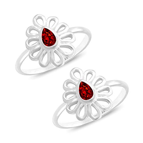 StyleeJewel Sterling Silver Toe Rings for Women | 925 Pure Chandi ...