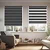 Amazon.com: Changshade Zebra Blinds for Indoor Windows with Cord Custom Size, Blackout Zebra ...