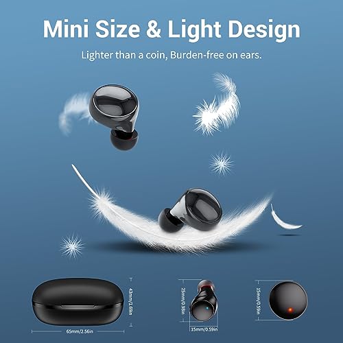 EDYELL C5M True Wireless Bluetooth Earbuds, 32H Playtime, Noise ...