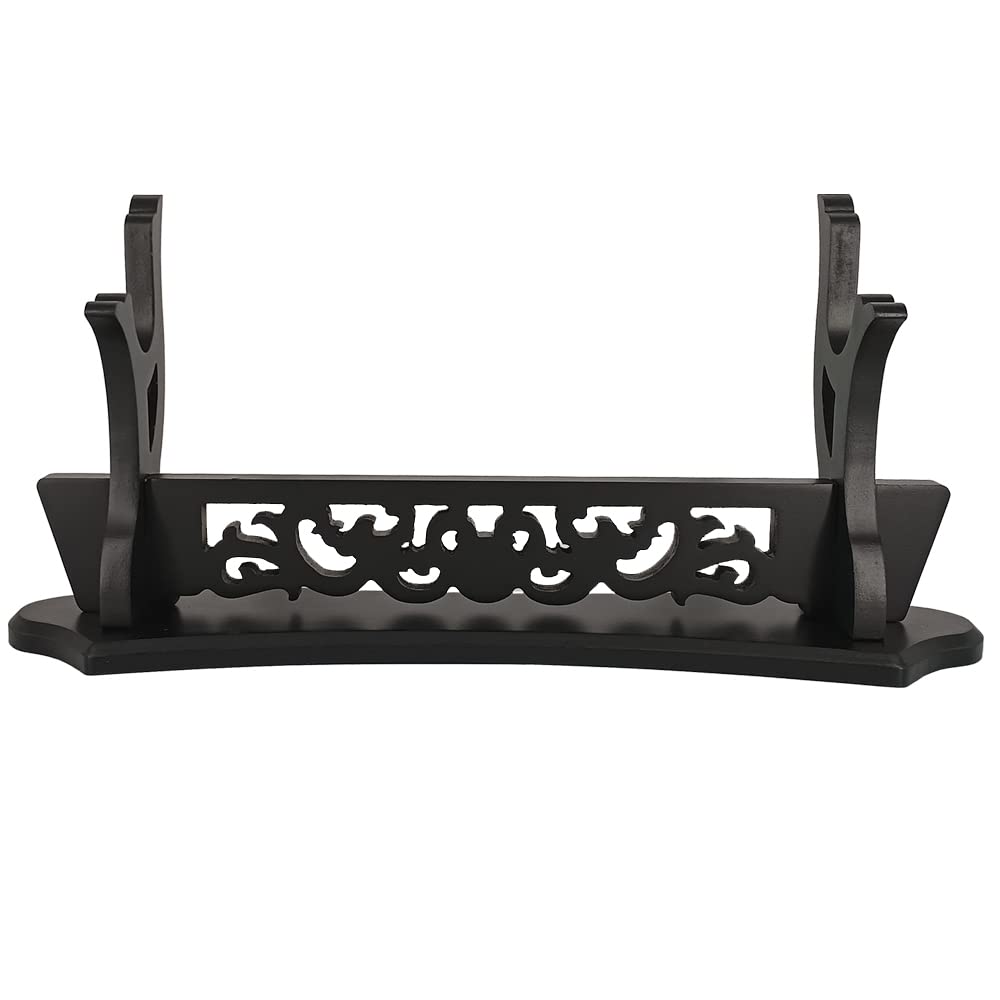 Snapklik.com : Sword Stand Display Sword Rack, Wood Sword Katana Wall ...
