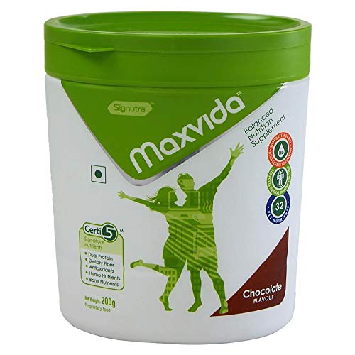 Maxvida Balanced Nutrition Supplement for Adults - Jar (Chocolate ...