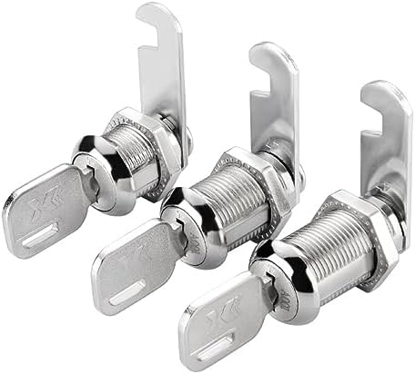 HOUSON Pack of 3 Letter Box Lock, Cabinet Door Lock, Drawer Lock, Chest ...
