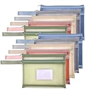 Amazon.com: 10 Pack Double-Layer Mesh Zipper Pouch, Board Game Puzzle ...