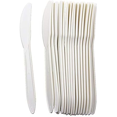 Amazon.com: GreenWorks Eco-Friendly 6.5" Plant Starch Disposable Knives ...