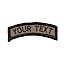 Amazon.com: Custom Text Tab Patch W/Hook Fastener Patch (Red) : Clothing, Shoes & Jewelry