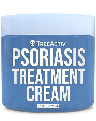 TreeActiv Psoriasis Treatment Cream, 8oz, Psoriasis Cream with ...