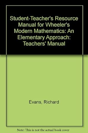 Amazon.co.jp: Student-Teacher's Resource Manual for Wheeler's Modern ...