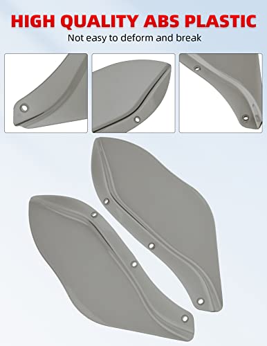 Snapklik.com : Smoke Fairing Air Deflectors Side Wings Windshield Side ...