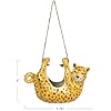 Amazon.com: Creative Co-Op 7.75 Inches Ceramic Leopard Jute Rope Hanger ...