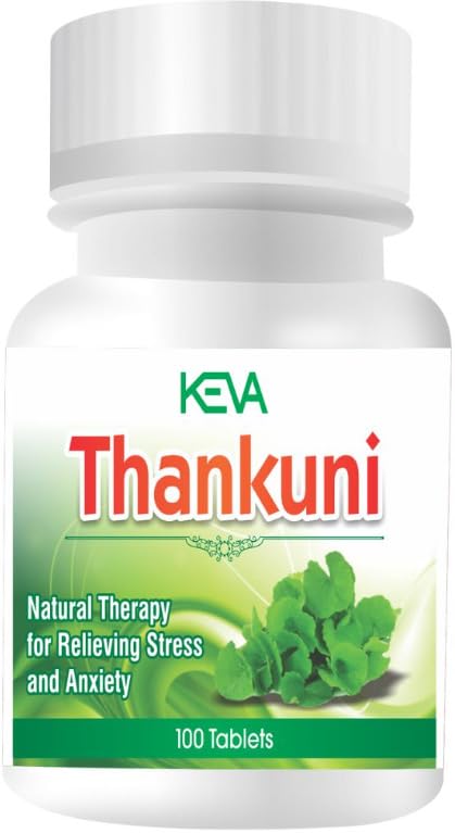 Buy Keva Thankuni Tablet Beneficial to Relief Stress and Anxiety (Pack ...