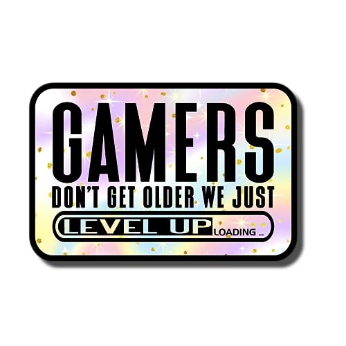 Amazon.com: Gamers Don't Get Older We Just Level Up Sticker Decal ...