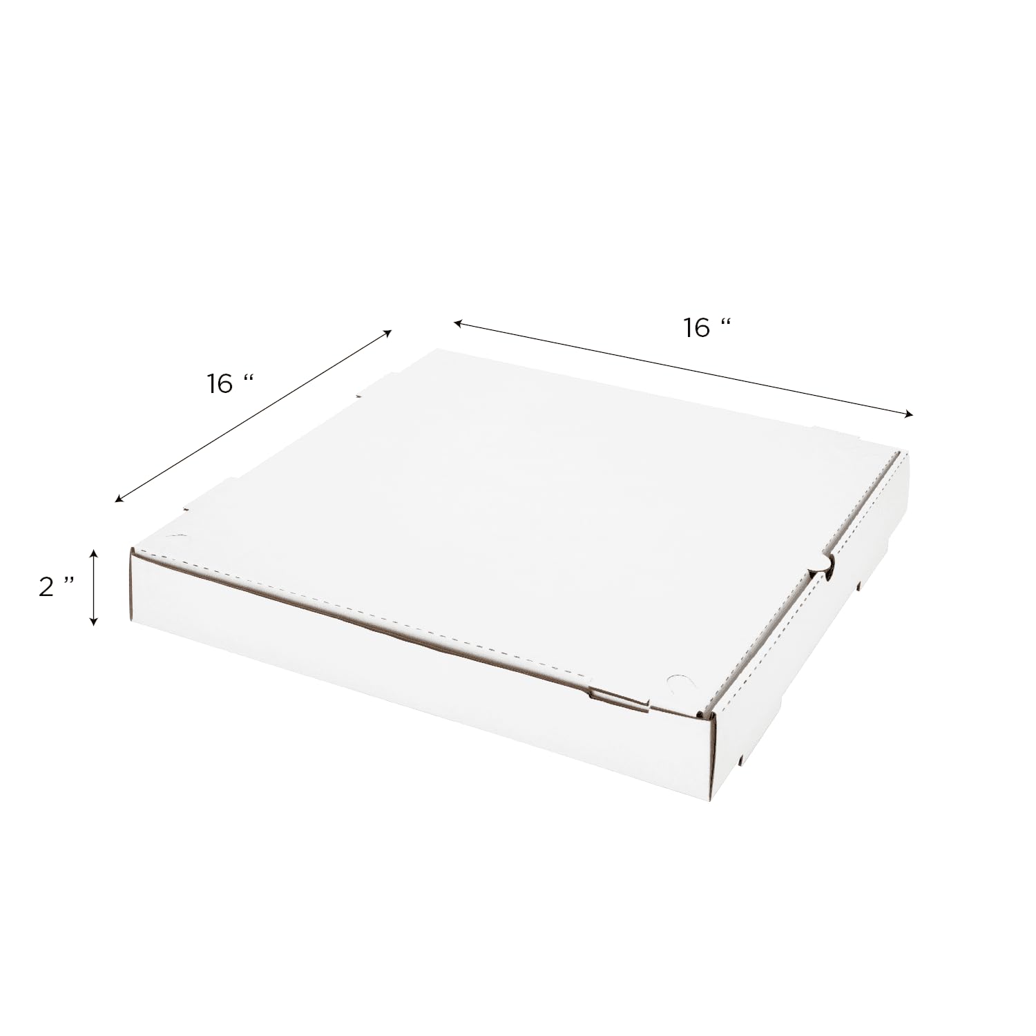Snapklik.com : Karat White Pizza Boxes - Grease-Resistant Corrugated ...