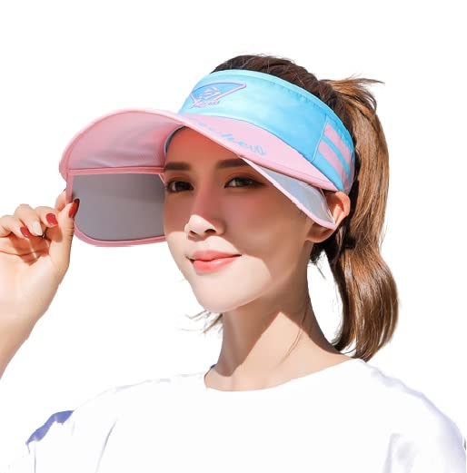 Buy Alexvyan Retractable Wide Brim Open Top Sun Visor Hat,UV & Sun ...