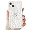 Amazon.com: Lovmooful Compatible for iPhone 13/14 Case Clear Cute Floral Flower with More Bumper ...