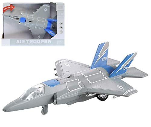 IndusBay Plastic Air Force Fighter Jet, Pack Of 1, Blue : Amazon.in ...