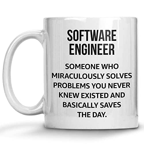 Amazon.com: Funny Definition Mug, Software Engineer Coffee Mug ...