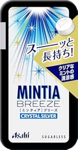 Asahi Mintia Breeze Crystal Silver Sugarless Mints 30 Tablets | Pack of 3 | Made in Japan ...