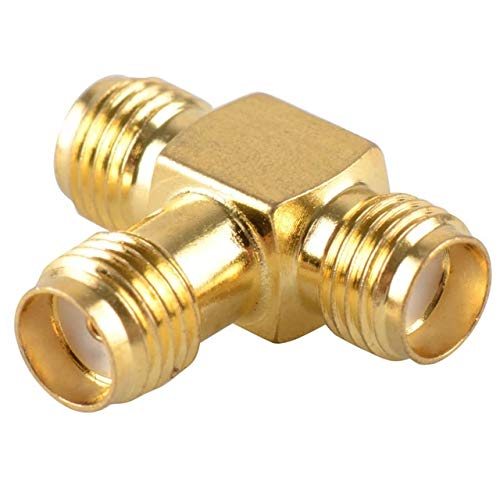 nT SMA Female to SMA Female T Adapter, SMA Female to SMA Female Triple ...
