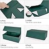 Amazon.com: Green Gift Boxe 12" x 6" x 4" with Magnetic Closure Lid ...