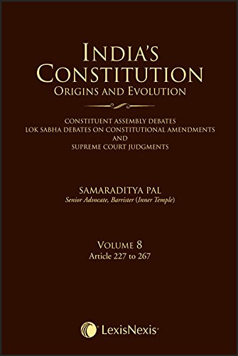 Buy Indias Constitution - Origins And Evolution - Vol. 8 Book Online at ...