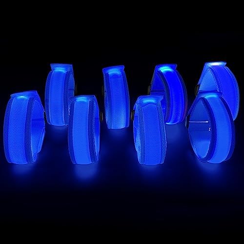 Amazon.com: SZJMAO 8 Pack LED Bracelets Light Up Wristbands,Glow ...