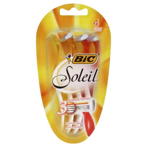 Amazon.com: BIC Soleil Disposable Razor, Women, 4-Count : Beauty ...