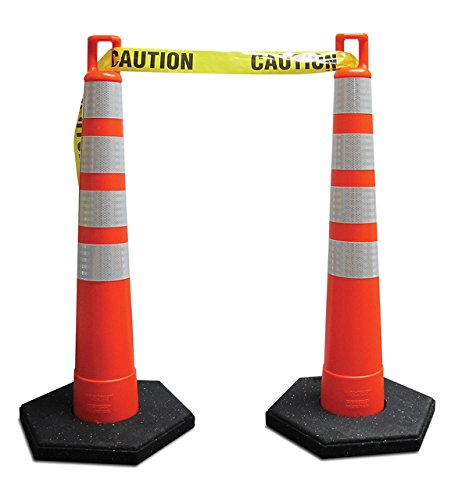 Watchtower Stacker Cone, Orange, 2-4"w White Hip Bands, 11"Wx46.25"H, 2 ...