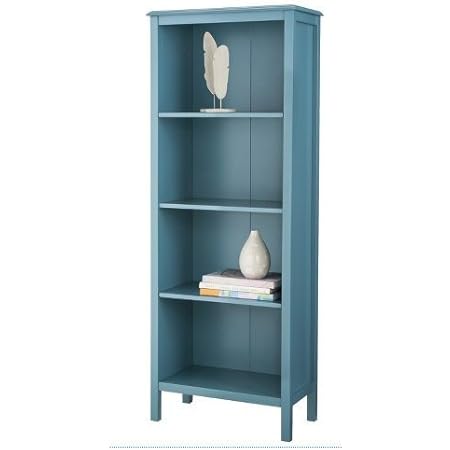 Amazon.com: Threshold Windham 4-Shelf Bookcase - Teal / Turquoise ...