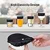 Amazon.com | 10-Pack Drink Cover Scrunchie, Reusable Cap Scrunchie ...