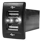 ・ブランド:ノーブランド品・製造元:ノーブランド品・製造元/メーカー部品番号:swhl-f-005-wh-01-a-022・2.1AのLED付、2口USBポート！車内で携帯やダブレット端末の充電が可能です。・【参考適合車種】エブリイワゴン ...