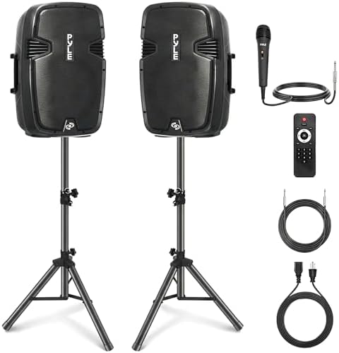 Amazon.com: Wireless Portable PA Speaker System - 1800W High Powered ...