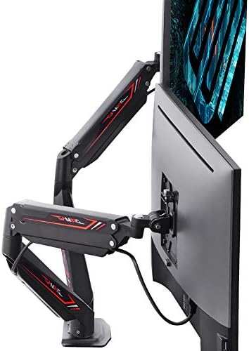 EUREKA ERGONOMIC Dual Monitor Arms, Full Motion Dual Stacking Mount ...