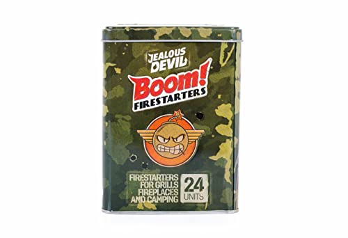 Jealous Devil Boom! Firestarters 24 Pack, 100% Natural Made from ...