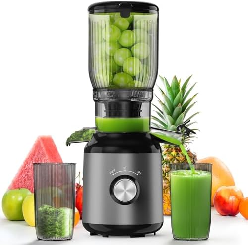 Amazon.com: Cold Press Juicer, JUJUICER Slow Masticating Juicer ...