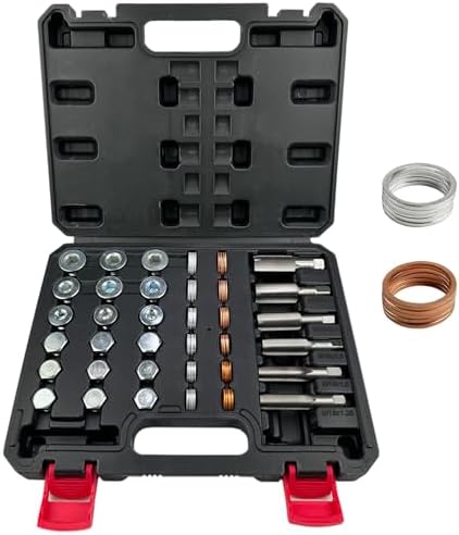 Amazon.com: TR TOOLROCK 84 Pcs Oil Pan Drain Plug Thread Repair Kit ...