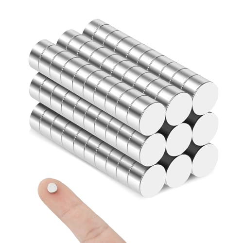 Snapklik.com : Small Magnets, 120 Pack Refrigerator Magnets 6x3mm Rare ...