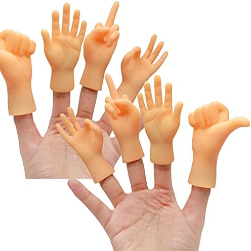 30 pcs Tiny Hands Finger Puppets, Mini Hands Little Middle Finger Hands ...