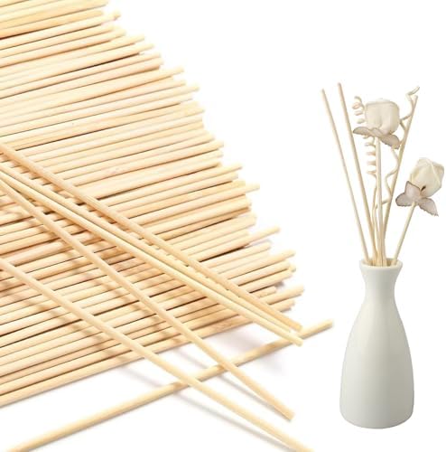 HOSSIAN 100PCS Reed Diffuser Sticks - Wood Rattan-Reed Sticks -Diffuser ...