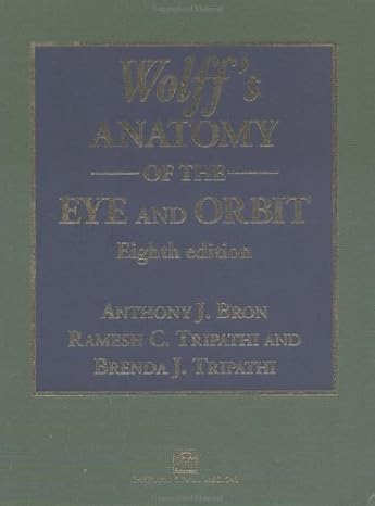 Wolff's Anatomy of the Eye and Orbit: 9780412410109: Medicine & Health ...