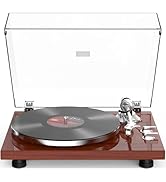 Amazon.com: Retrolife Turntables Belt-Drive Record Player with Wireless ...